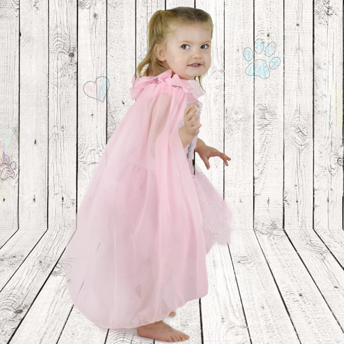 Princess Cape Costume for Creative Play and Halloween – Dreampower